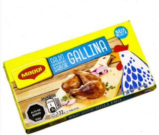 Abarrotes: Caldo Sabor Gallina Maggi 12 tabletas