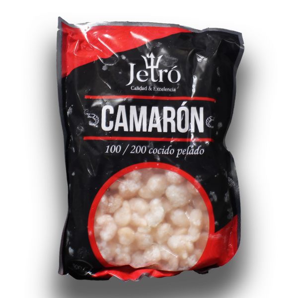 Congelados: Camaron 100/200 cocido pelado jetro 500g