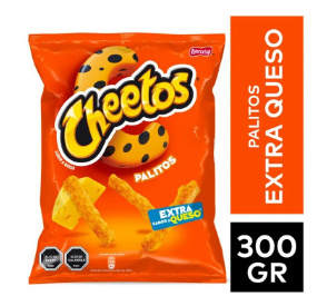 Galletas, Dulces Y Snack: Cheetos Palitos Extra Queso 280g