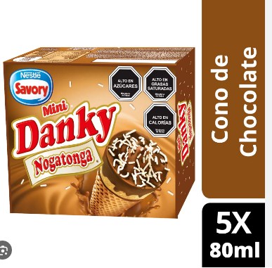 Helados: Helado Danky Nogatonga Mini 5 Und Savory
