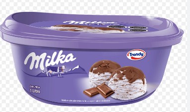 Helados: Helado Milka Crema con Chips 1L