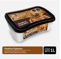 Helados: Helado Hazelnut Explosion La Cremeria 1L