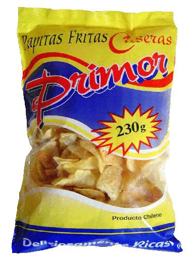 Galletas, Dulces Y Snack: Papas Fritas Casera Primor 230g