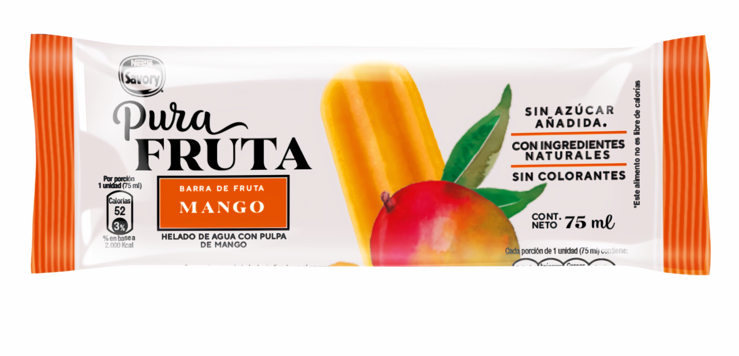 Congelados: Paleta Mango Pura Fruta