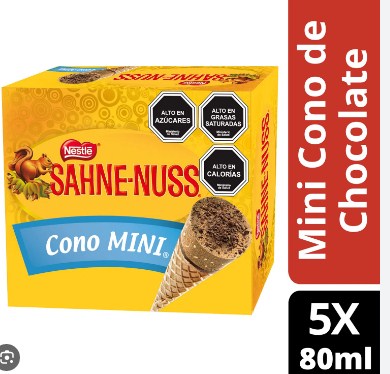Helados: Helado Sahne Nuss Cono Mini 5 Und Nestle