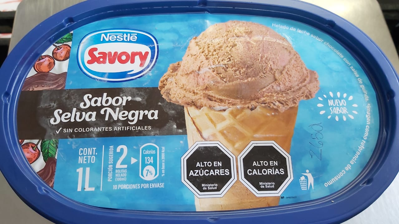 Helados: Helado Sabor Selva Negra 1L Savory