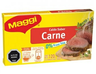 Abarrotes: Caldo Carne 12 Tabletas Maggi